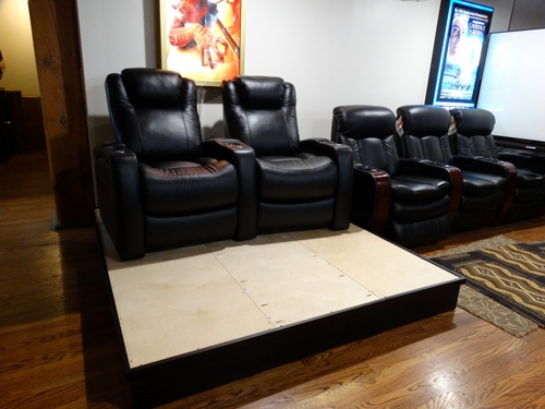 HT Design Individual Home Theater Platform Riser Section 8 inch Height