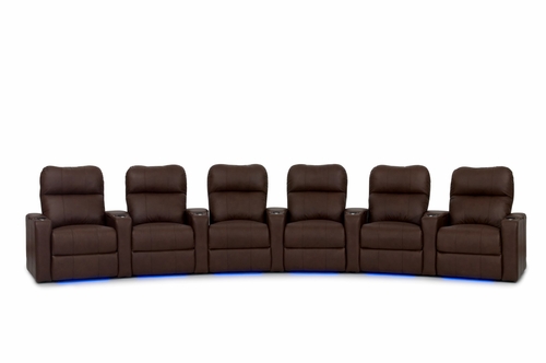 HT Design Southampton Home Theater Seating Top Grain Leather