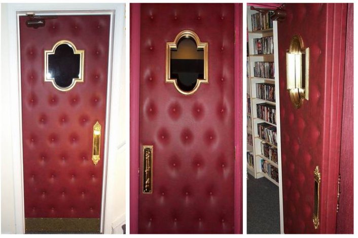 Home Theater Premium Upholstered Door Panel