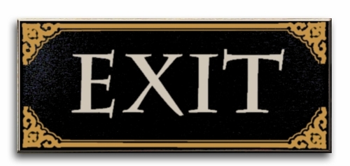 Theater Exit Sign
