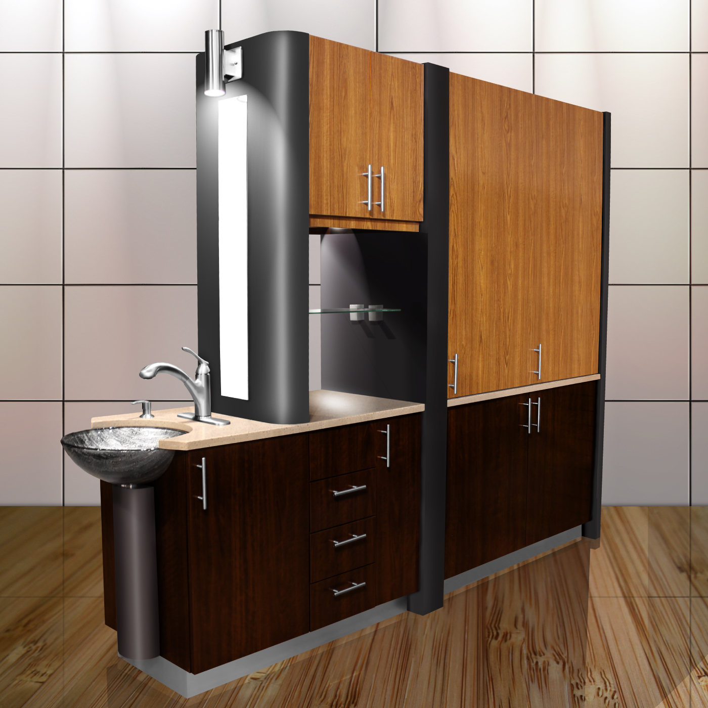 Signature Valencia Style Center Island Pass Through Cabinet - Call 800 ...