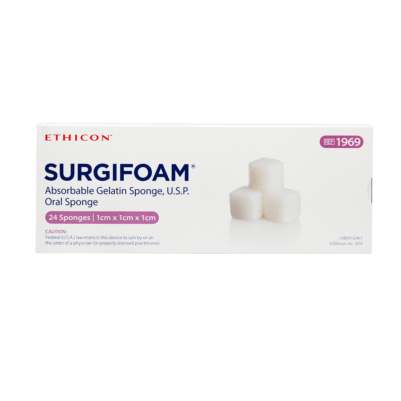 Surgifoam 1cm x 1cm x 1cm