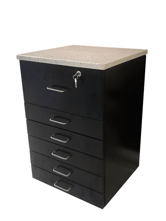 TJC Compliant Alabama Dental Rolling Cart - Perfect for VA Hospitals