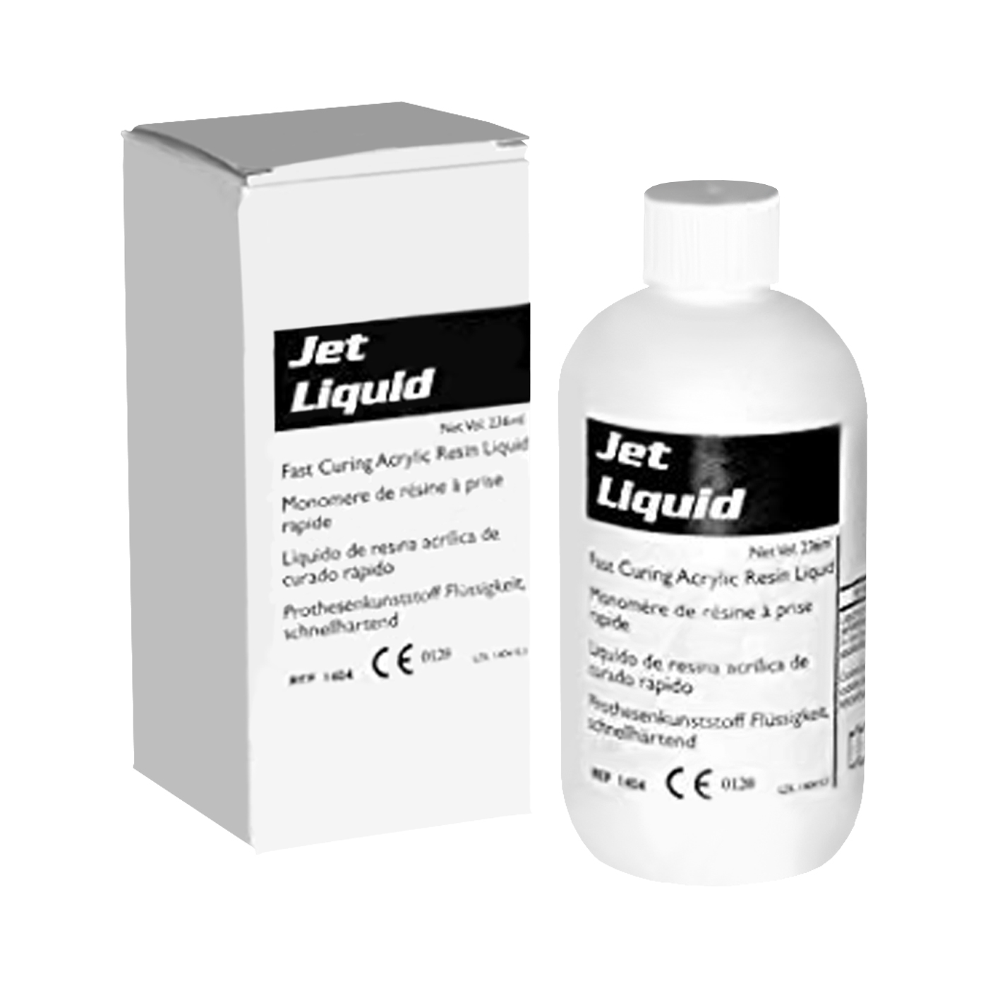 Tooth Acrylic - Jet Lang Liquid - 8OZ 333-0108