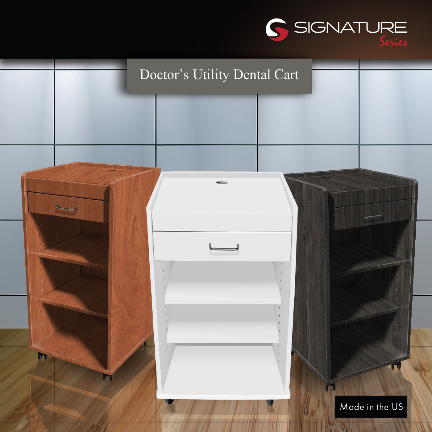 Utility Mobile Dental Cart
