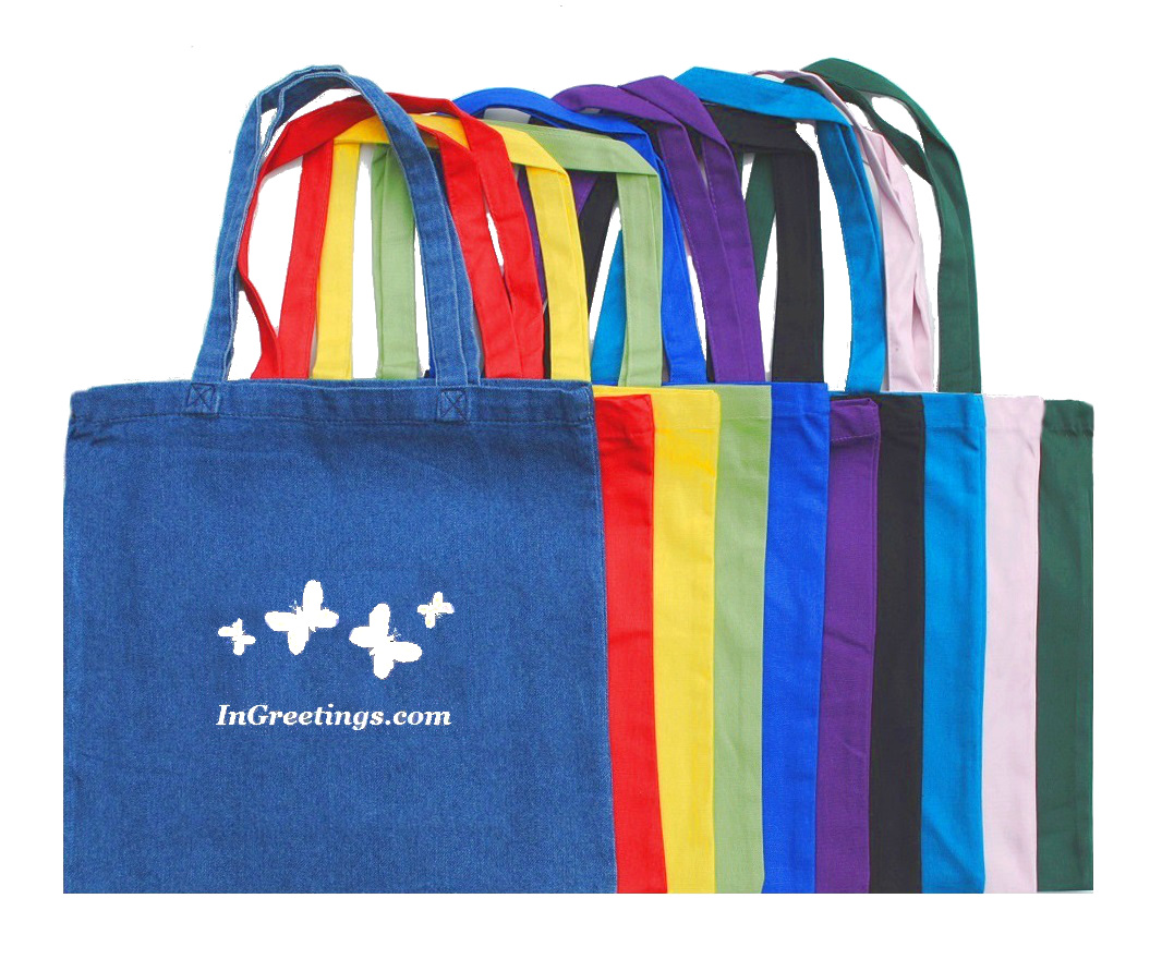 Custom One Color Screen Printing, Bulk Tote Bags & Aprons