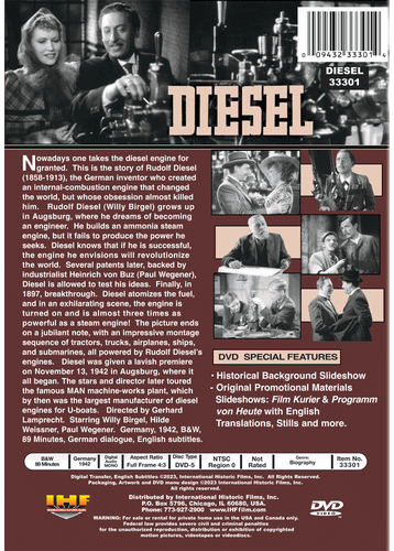Diesel DVD (Rudolf Diesel-Inventor of the Diesel Engine)1942