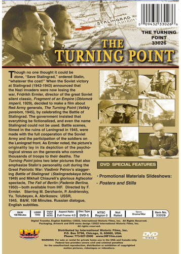 The Turning Point (Velikiy Perelom) Directed F. Ermler 1945 DVD