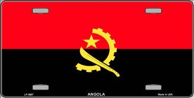 Angola License Plate - Angola