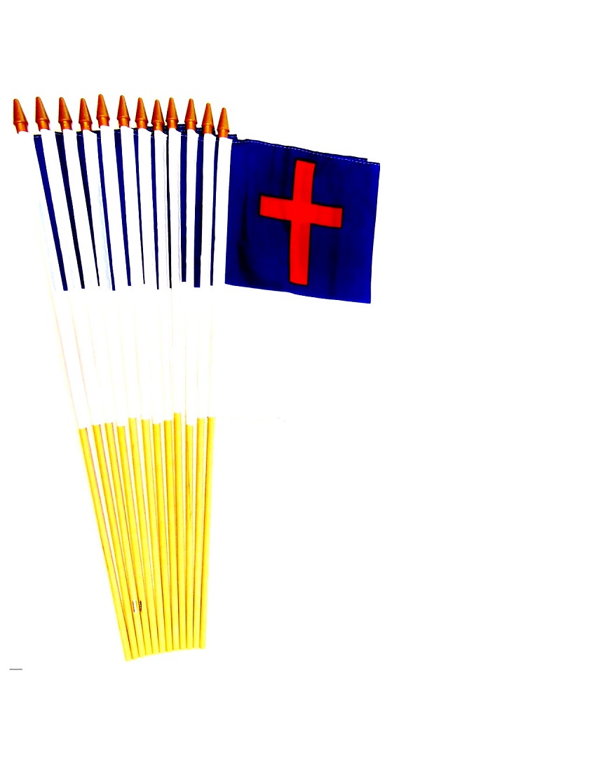 Christian Flag 12"x18" - Christian & Classroom Flags