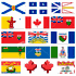 Complete Set of Canadian Province3x5 foot Polyester Flags - Polyester ...