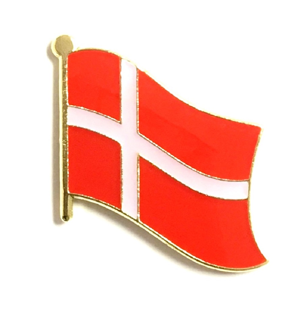 Denmark Lapel Pin - Single - Denmark