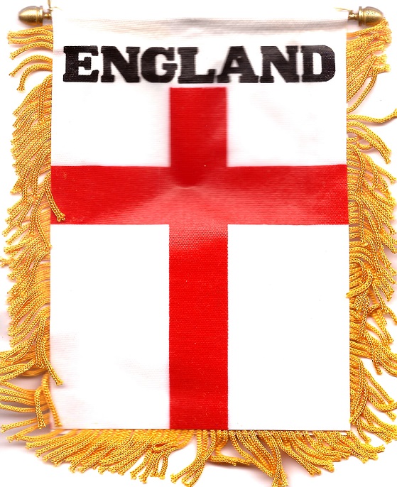 England St. Georges Cross Mini Window Banner - International Mini ...