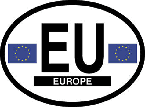 European Union Oval Decal - European Union