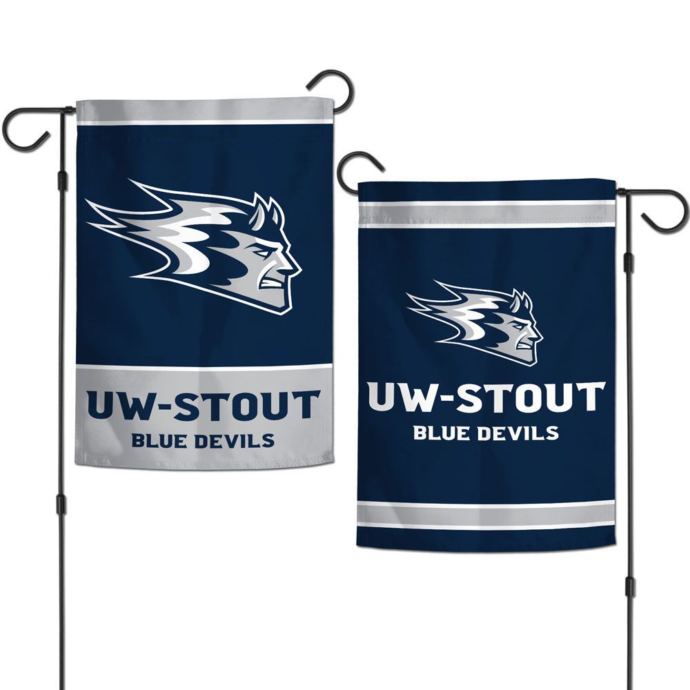 University of Wisconsin-Stout Blue Devils Garden Flag - College Garden ...