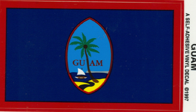 Guam Flag Decal Sticker