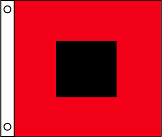 Hurricane flags, hurricane warning flags, storm warning flags, small ...