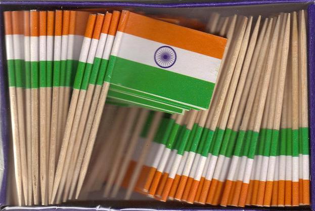 India discounted mini flag toothpicks, India inexpensive party cocktail ...