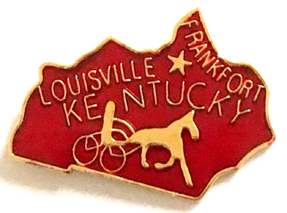 Kentucky Map Lapel Pin - Kentucky