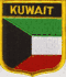 Kuwait Flag Sheild Patch - Kuwait