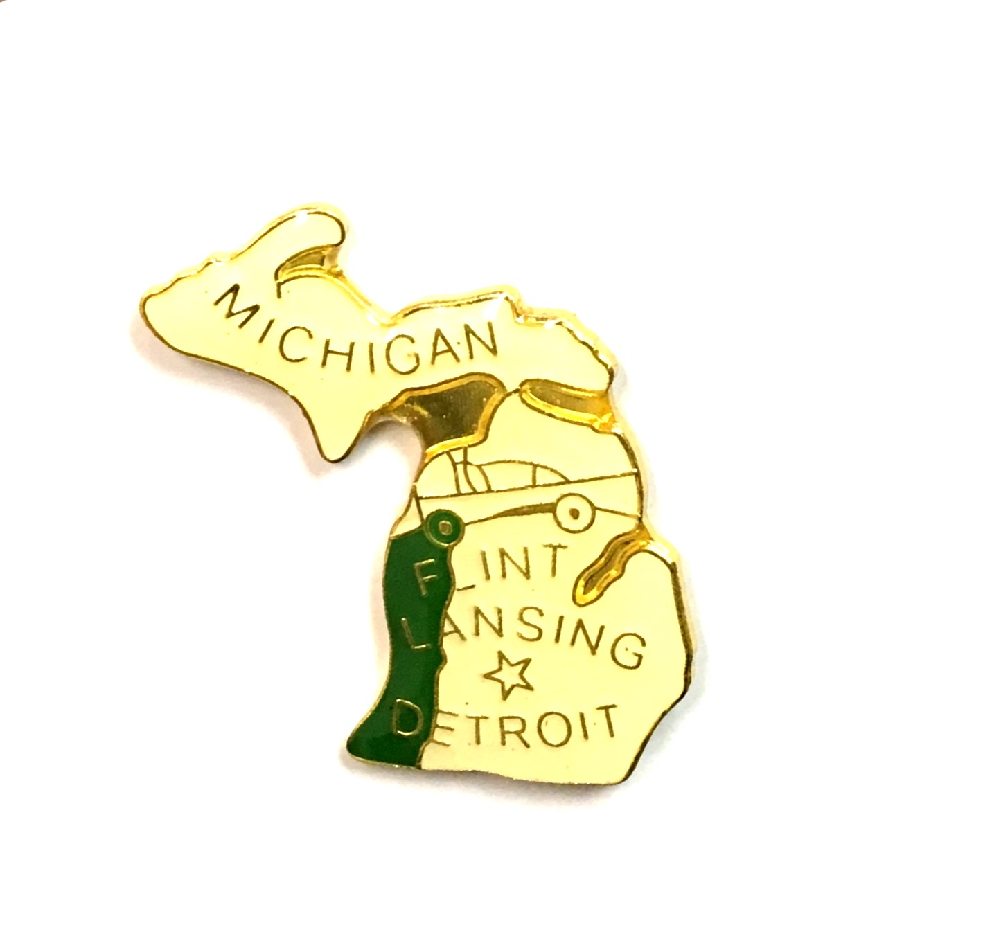 Michigan Map Lapel Pin - Michigan