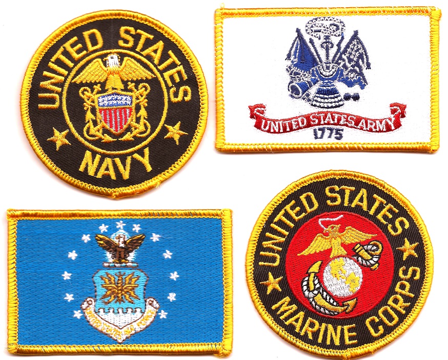 Military Flag Patches - Alaska State Flag