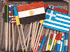 Toothpick flags, world flag toothpicks, mini flag party picks, country ...