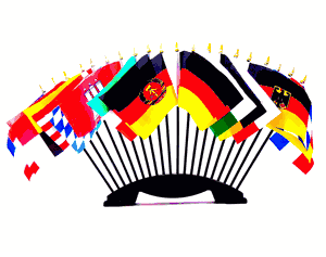 Miniature International Flags - Priced by the Dozen or in Assortments ...