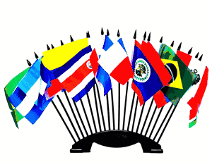 Miniature International Flags - Priced by the Dozen or in Assortments ...