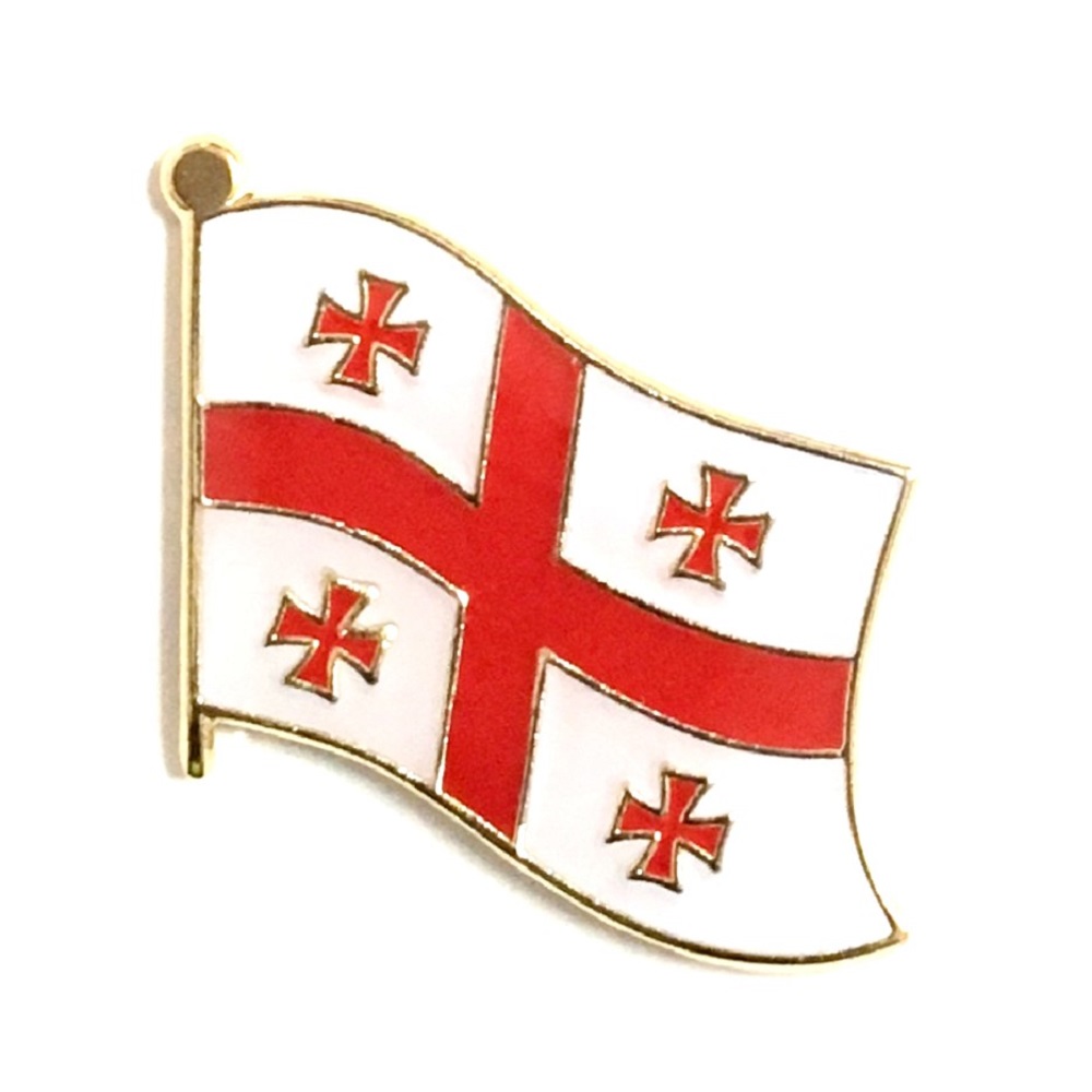 Republic of Georgia Flag Lapel Pin - Single - Georgia Republic