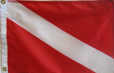 Buy discount skin diver flags on sale - Nautical Flags