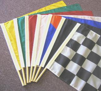 Solid Color Flags on Pole - Full Size Solid Color Flags