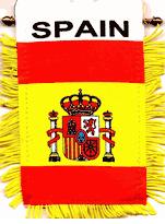 Buy Spain 3 x5 flags, mini flags, flag stickers, patches & pins - World ...