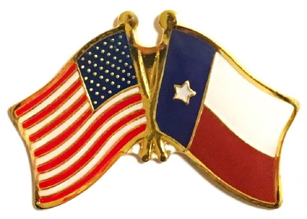 State Flag Lapel Pins - Double Flag - Flag Lapel Pins
