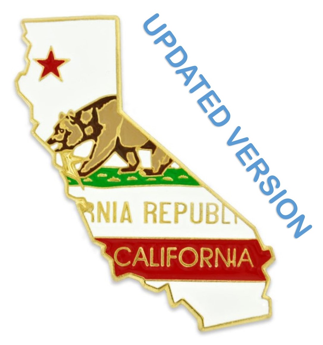 State Map Pins - Flag Lapel Pins