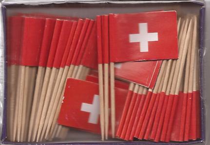 Switzerland discounted mini flag toothpicks, Switzerland inexpensive ...