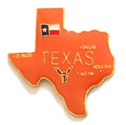 Texas Map Pin - Texas