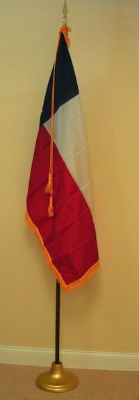Texas State Indoor Flag Set - Texas State Flag