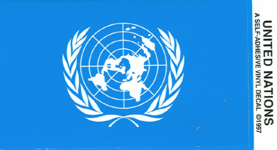 United Nations Flag Decal Sticker