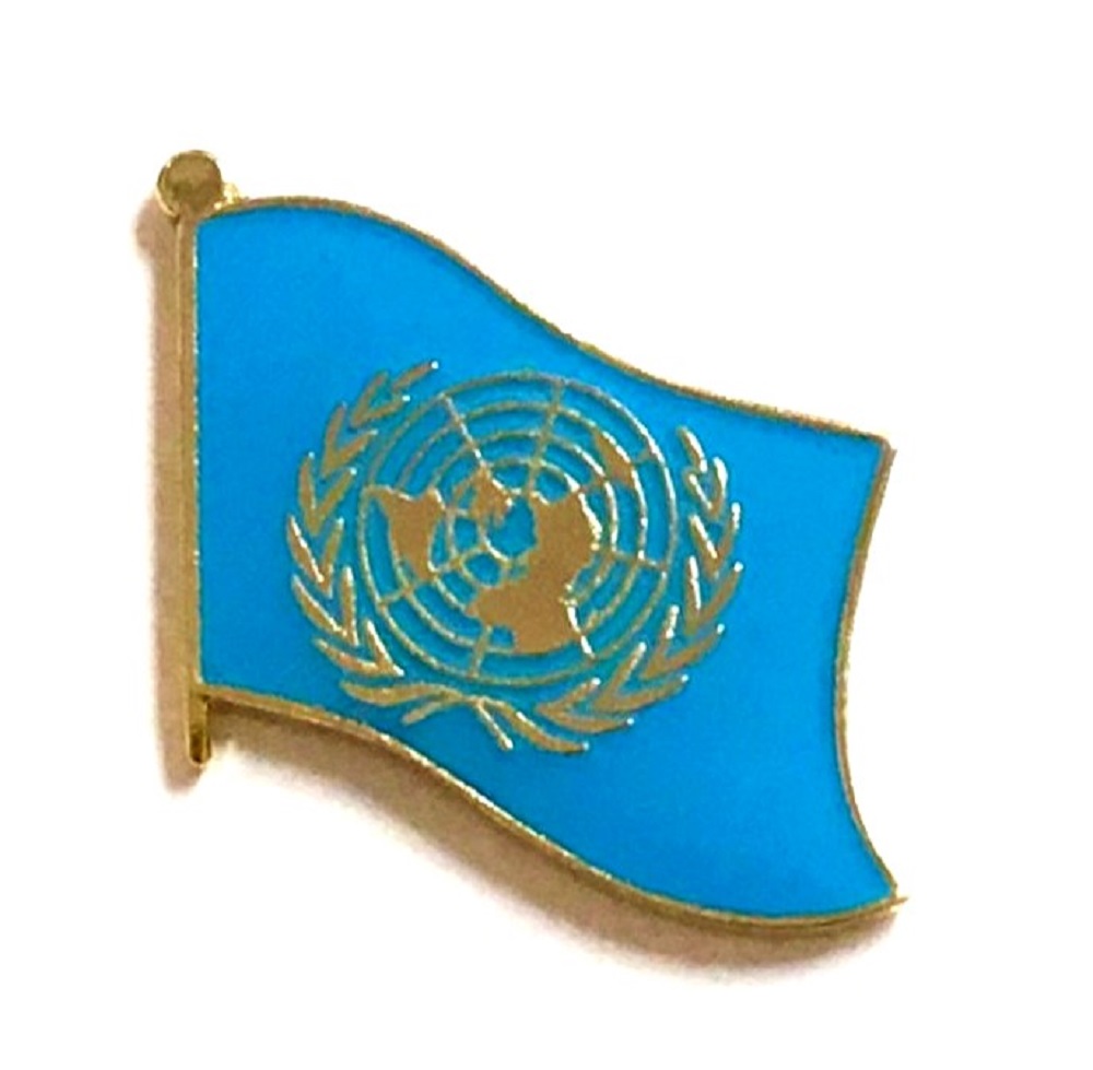 United Nations Flag Lapel Pin - Single - United Nations