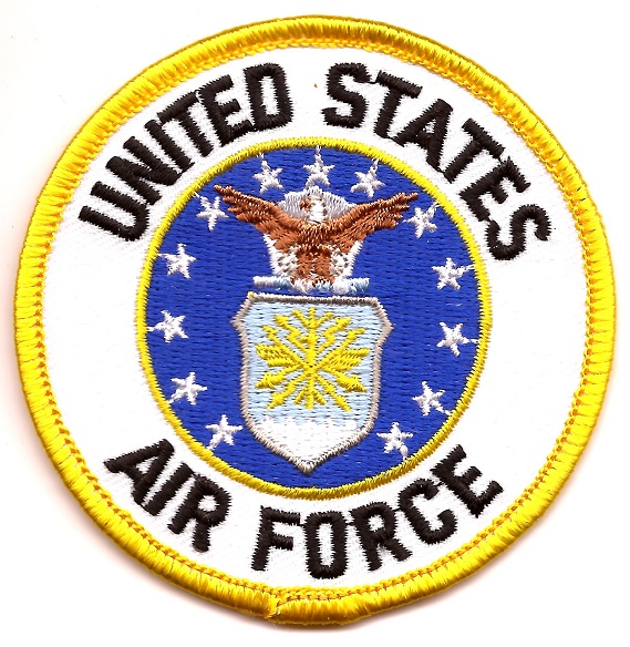 High Quality 3" in Diameter United States Air Force Seal Embroidered ...
