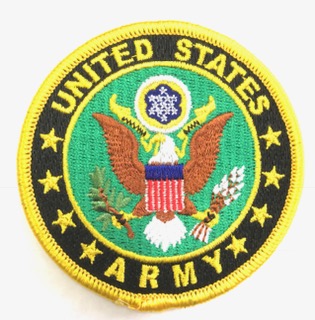 High Quality 3" in Diameter United States Army Seal Embroidered Cloth ...