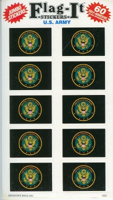 US Army Decal Stickers - 50 per package - Military Decals & Stickers