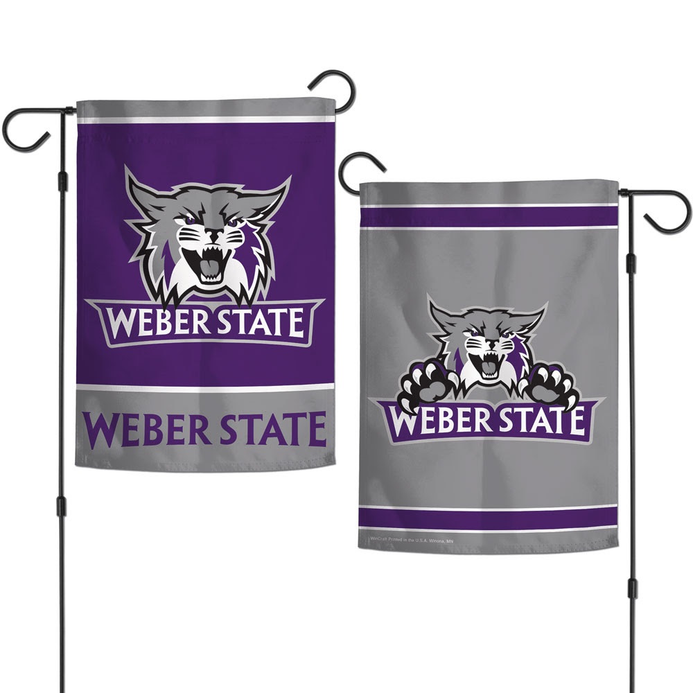 Licensed high-quality low-priced Weber State Wildcats garden flag and ...