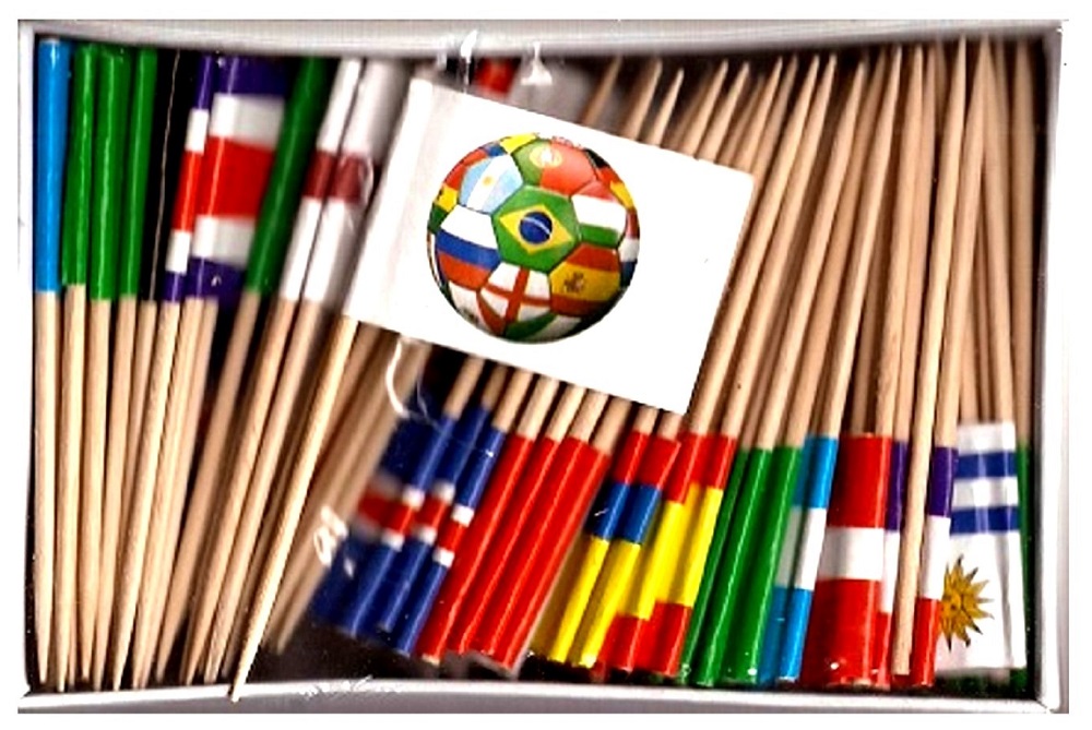 Assorted World Cup discounted mini flag toothpicks, Assorted World Cup ...