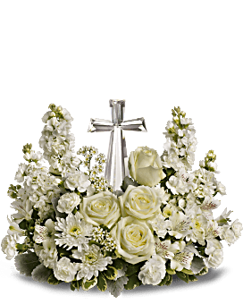 Crystal Cross Bouquet