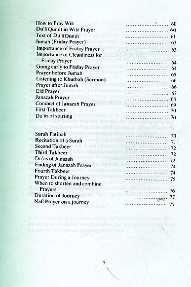 A Guide to Prayer in Islam (w/ illlustrations) By M. A. K. Saqib