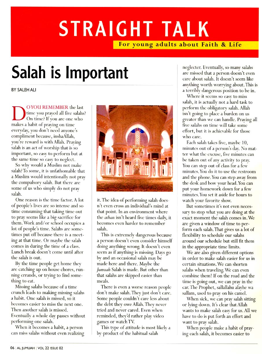 Al Jumuah Magazine: Volume 22 Issue 2 : More Power to You, Young Muslim ...