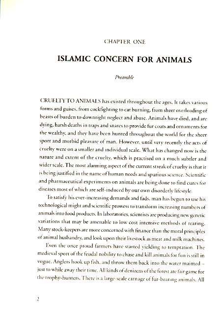 Animal Welfare in Islam (Al-Hafiz Basheer Ahmad Masri)