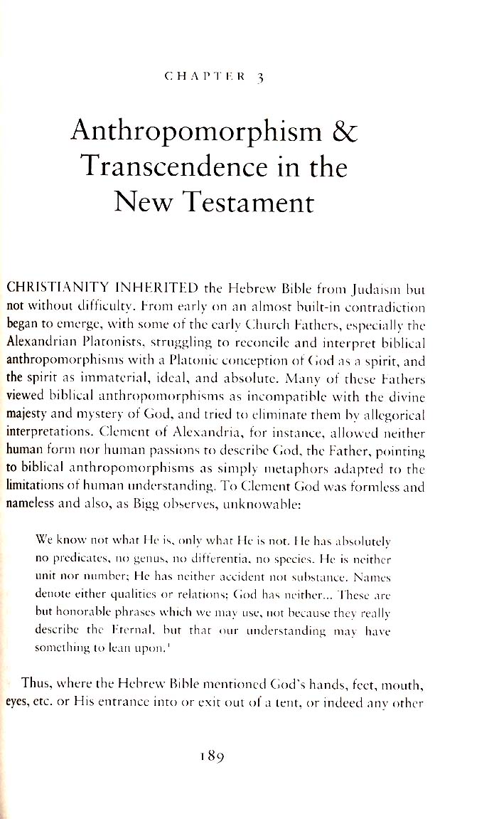 Anthropomorphic Depictions of God : The Concept of God in Judaic ...